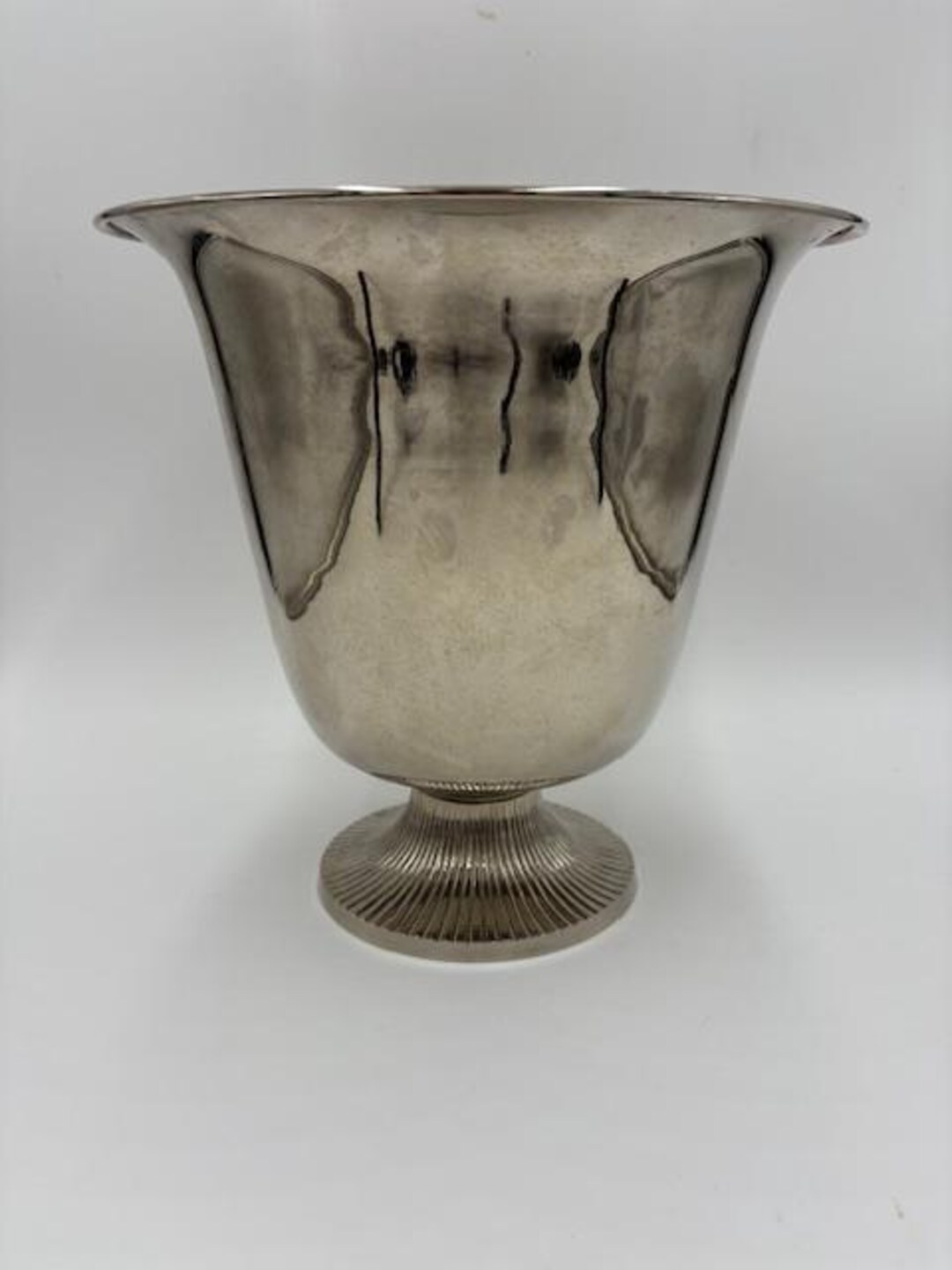 Vintage Silver Metal Urn - Silver Metal Urn - Silver Urn - Vintage ...