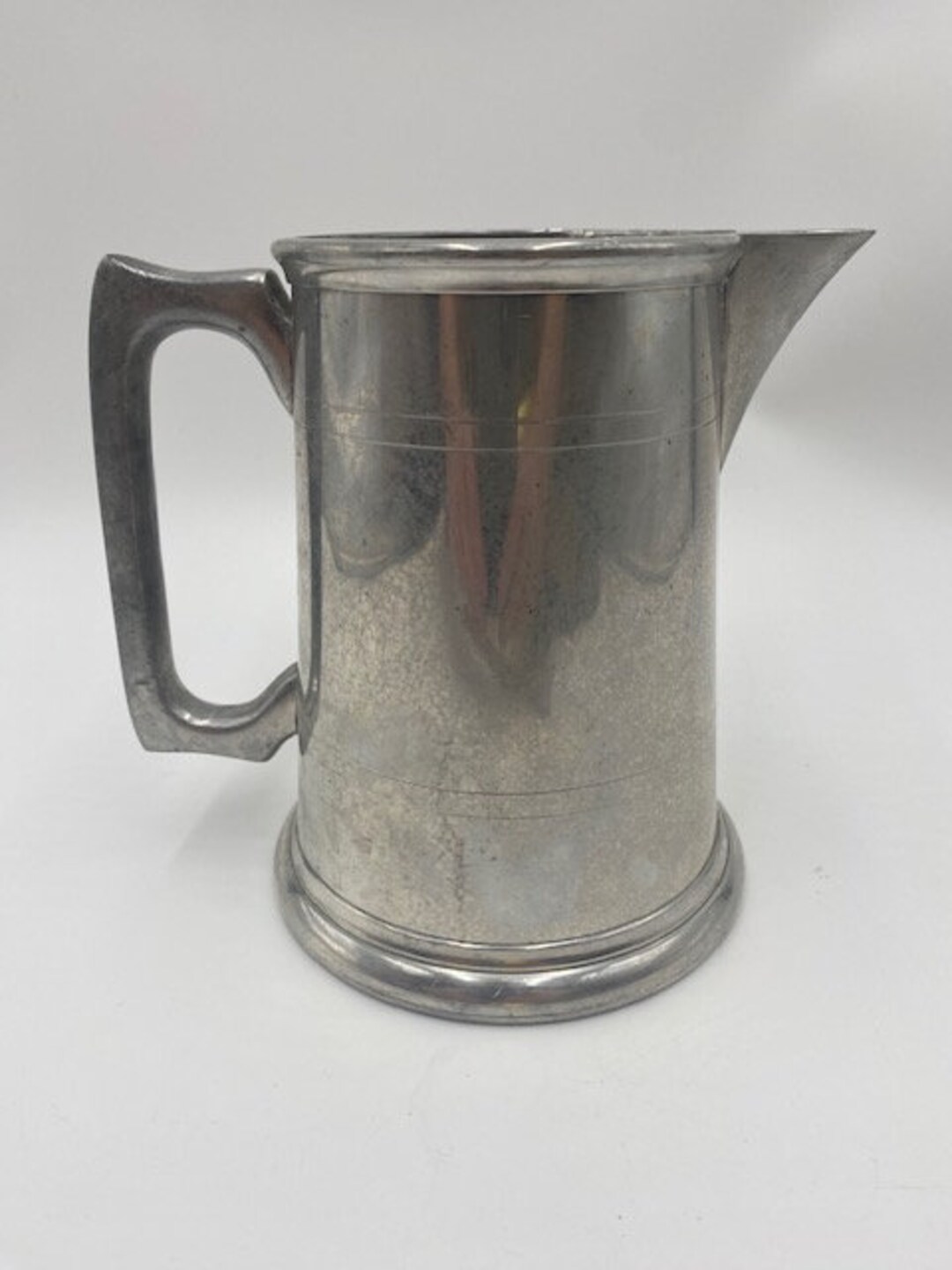 Vintage Pewter Pitcher - Pewter Pitcher - Vintage Pitcher - Vintage ...