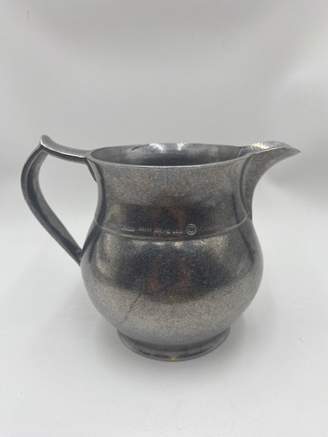 Vintage Pewter Pitcher Pewter Pitcher Vintage Pitcher Vintage Water ...