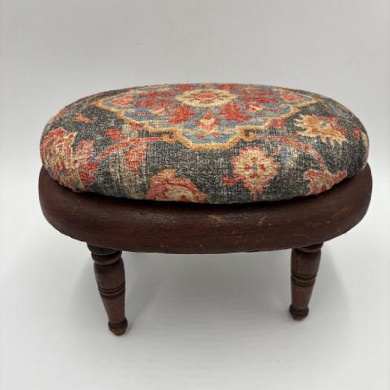 Antique Footstool - Etsy