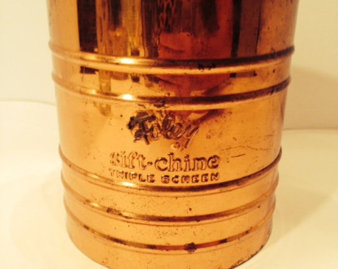 Vintage Foley Sift-chine Triple Screen Copper Sifter Vintage - Etsy