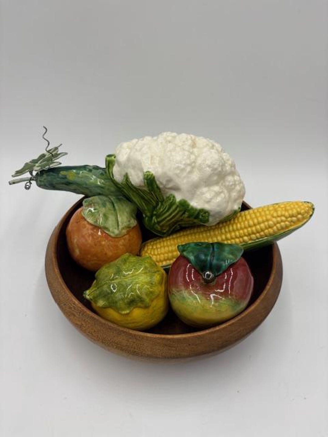 Vintage Ceramic Fruit - Vintage Ceramic Vegetables - Fruit Figurines ...