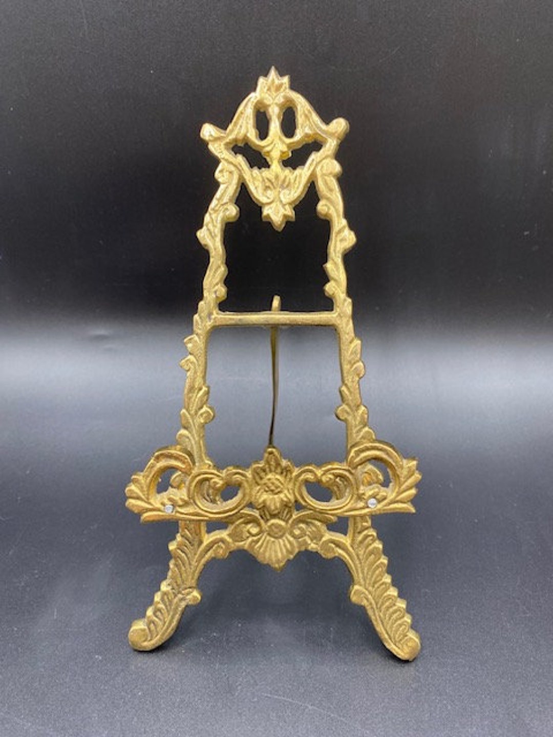 Vintage Brass Easel Brass Easel Vintage Brass Brass Vintage Easel Easel ...