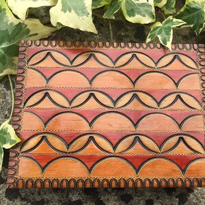 Lovely Handcrafted Aztec Design Wooden Box With Inlayed Brass - Etsy