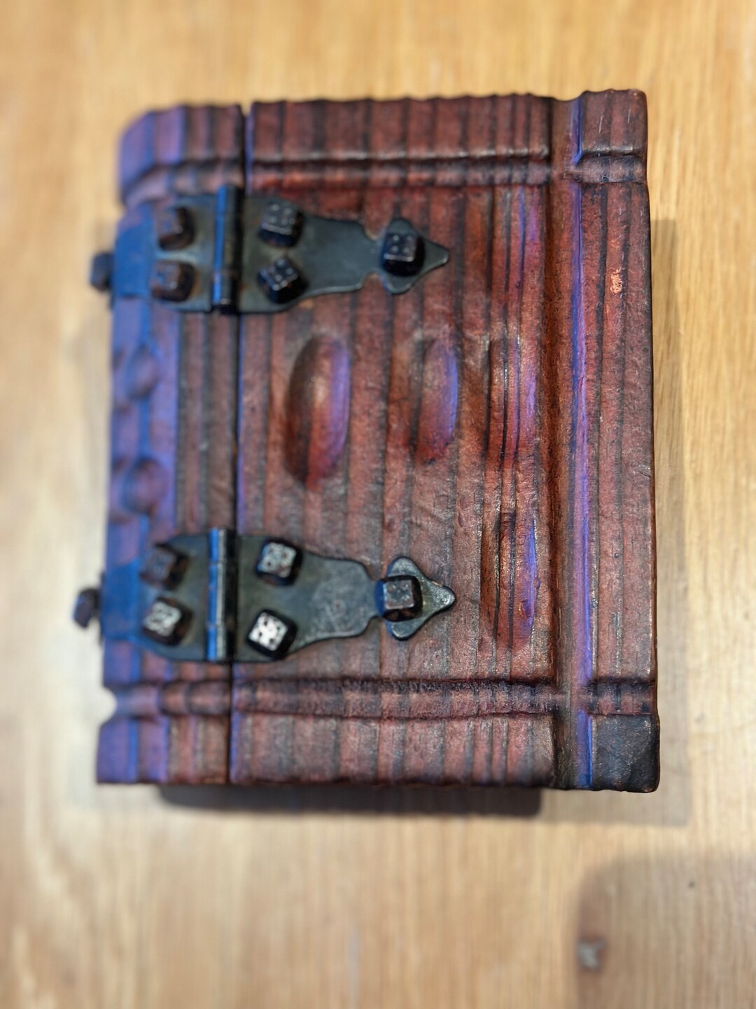 Beautifully Wooden Carved Box in Book Design Jewellery, Angel Cards ...
