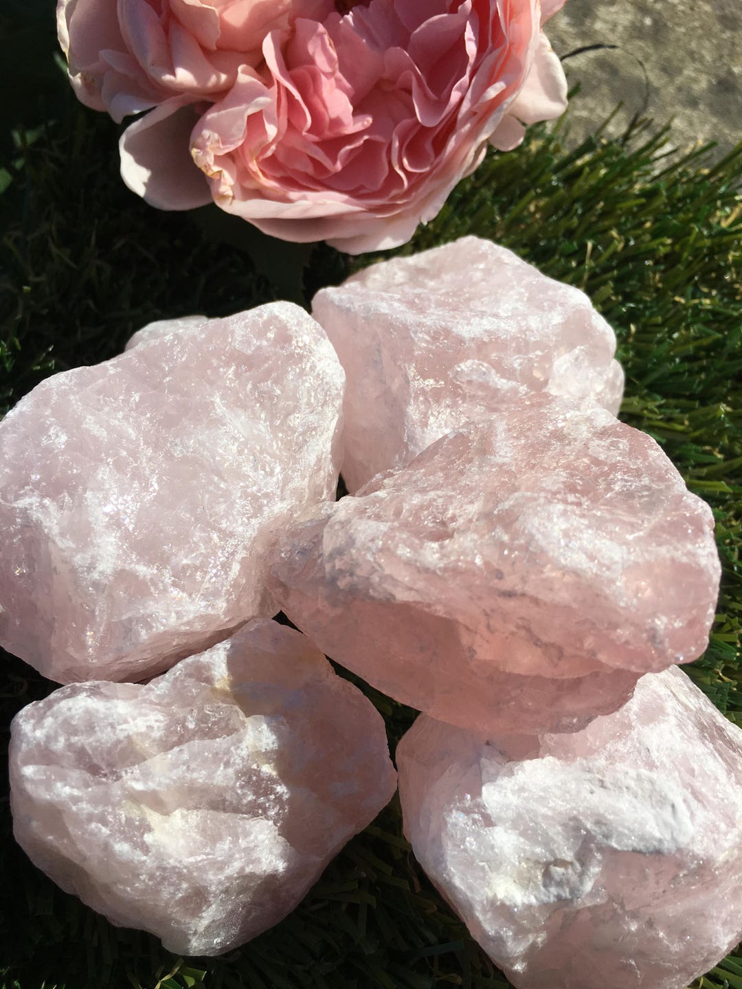 Rose Quartz Natural Crystal Stone of Unconditional Love, Crystal ...