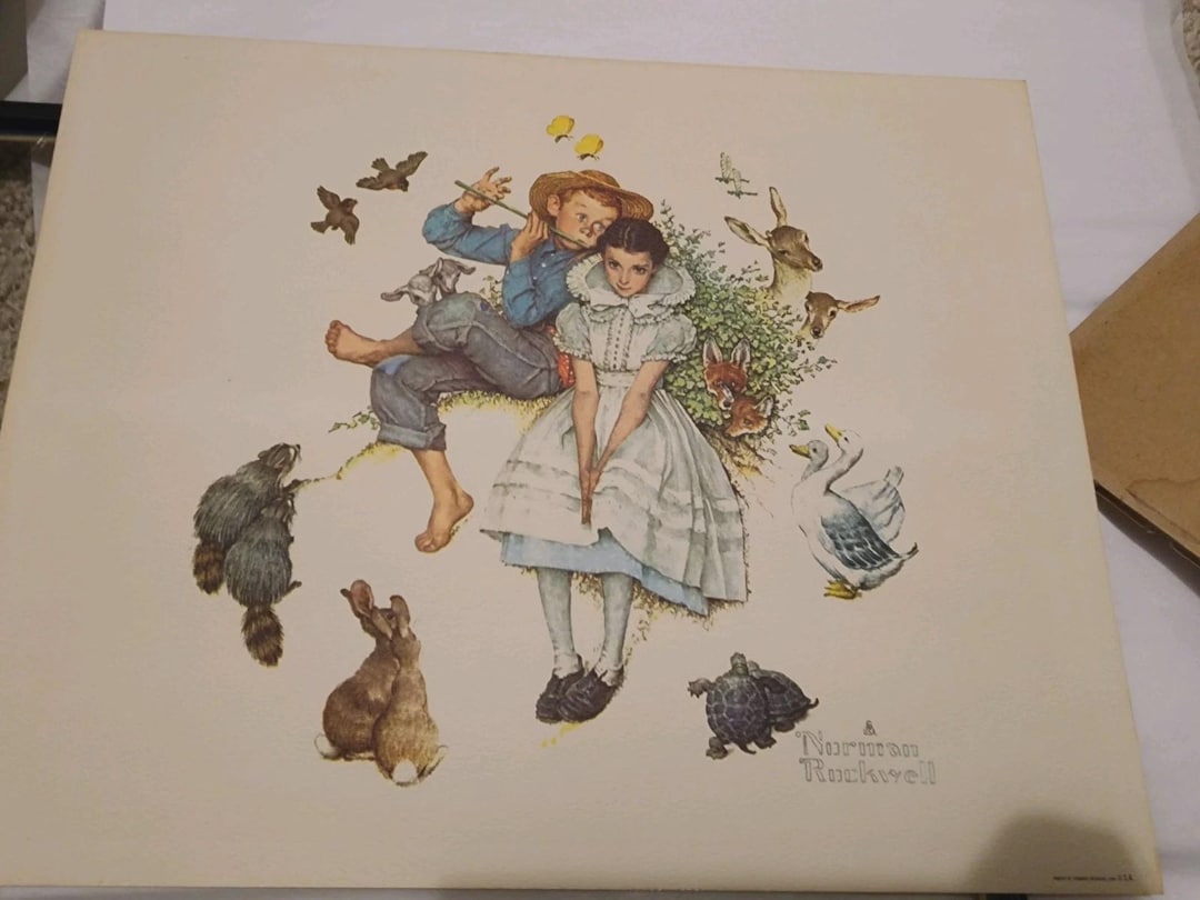 Norman Rockwell Print "sweet Song so Young" Vintage Art - Etsy