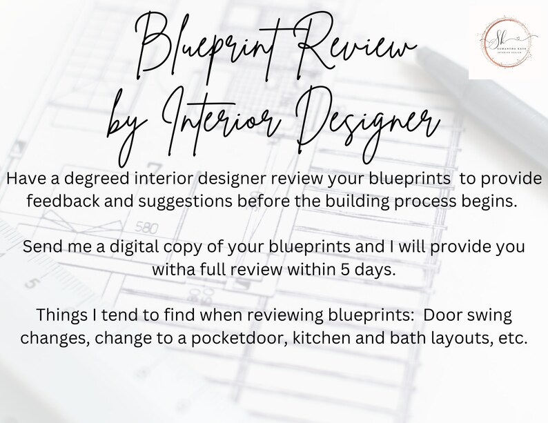 Interior Designer Blueprint Review - Etsy