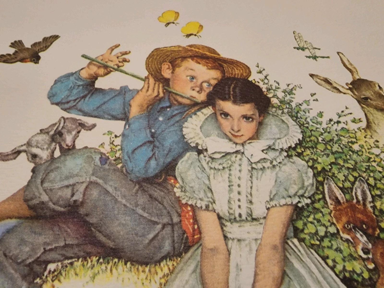 Norman Rockwell Print "sweet Song so Young" Vintage Art - Etsy