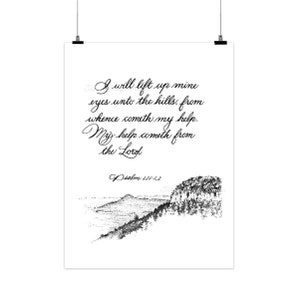 Psalm 121 Digital Download | Bible Verse - Etsy