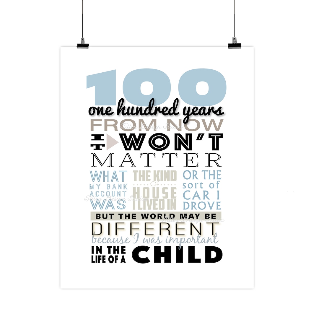 100 Years From Now the World...the Life of a Child | Instant Digital ...
