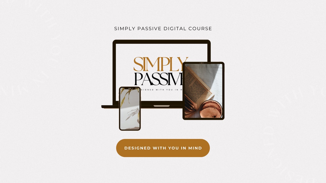 Simply Passive Digital Marketing Course With Master Resell Rights - Etsy