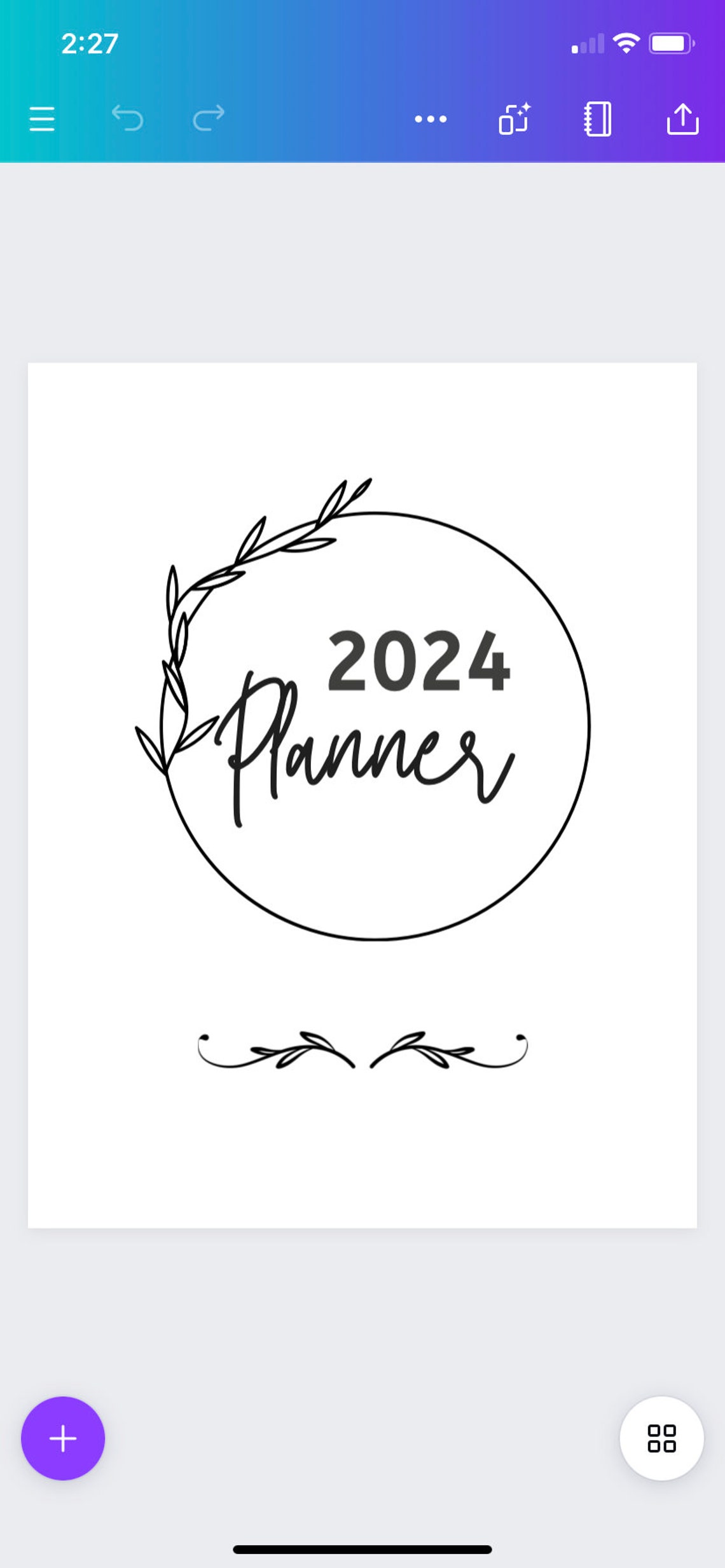 Printable 2024 Calendar PDF - Etsy