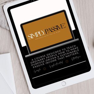 Simply Passive Digital Marketing Course With Master Resell Rights - Etsy