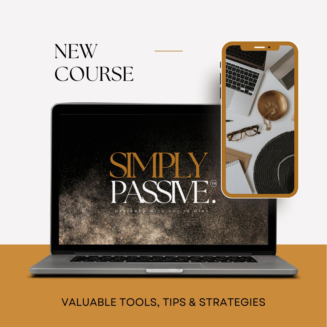 Simply Passive Digital Marketing Course With Master Resell Rights - Etsy
