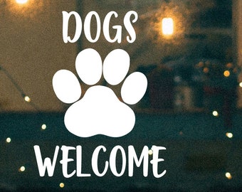 Pet window decal | Etsy