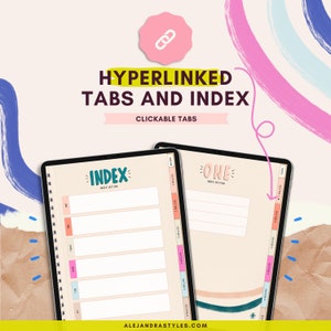 Digital Notebook, Goodnotes Lined Digital Notebook, 6 Subject Notebook ...