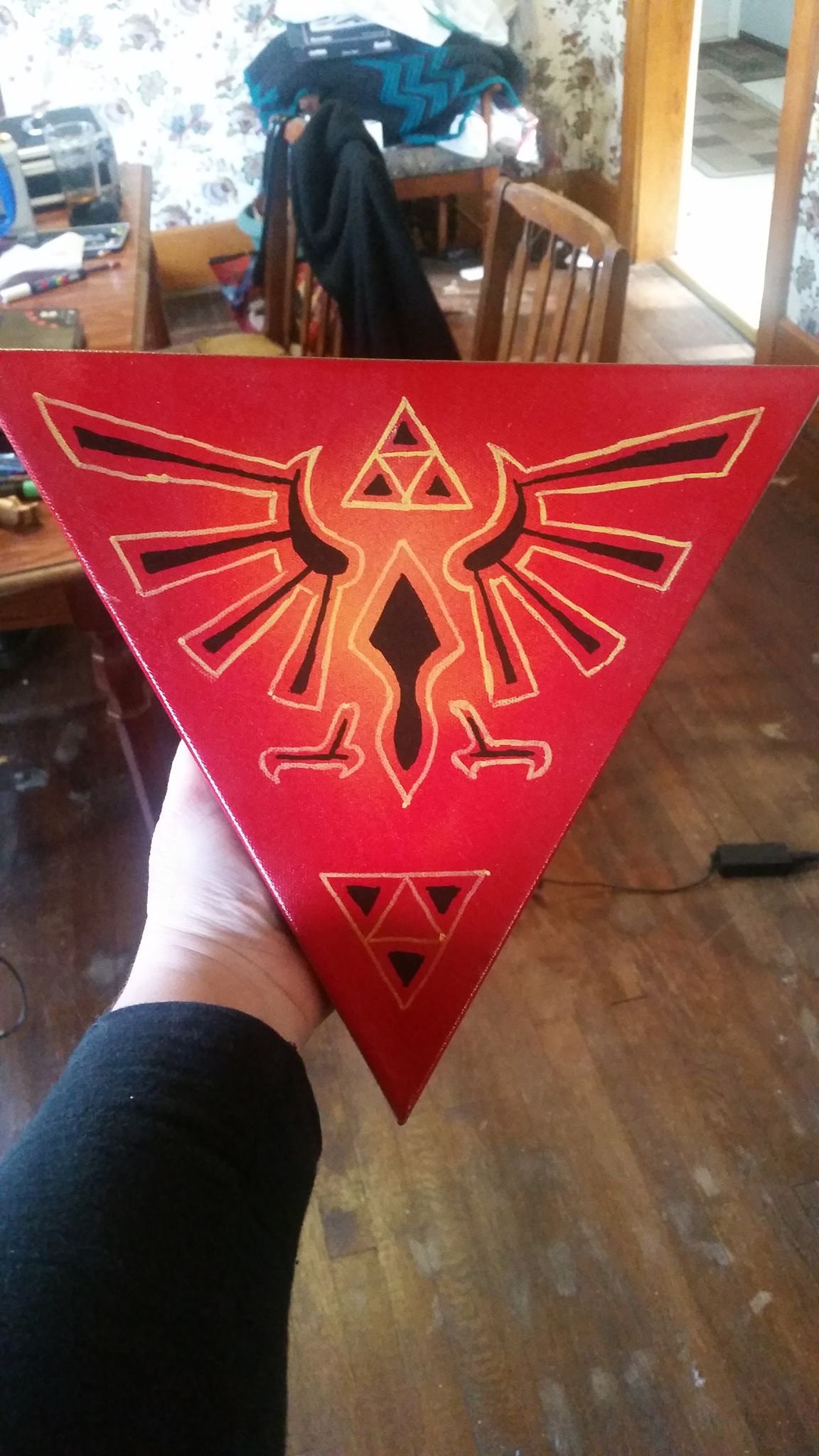 Legend of Zelda Triangle Wall Art - Etsy