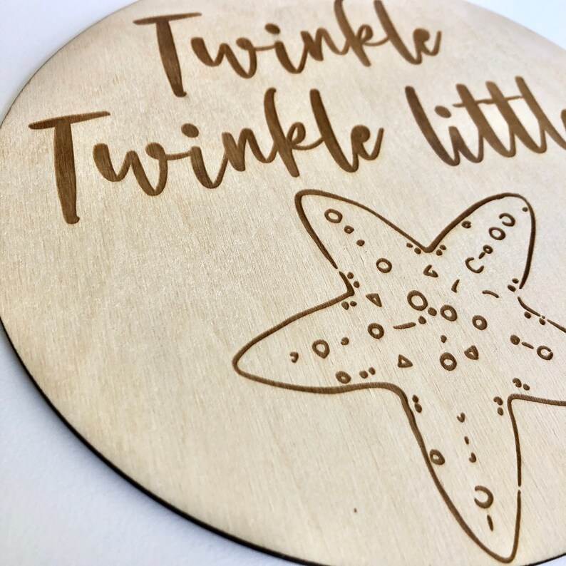 Twinkle Twinkle Little Starfish Nursery Sign/ Beach Theme - Etsy