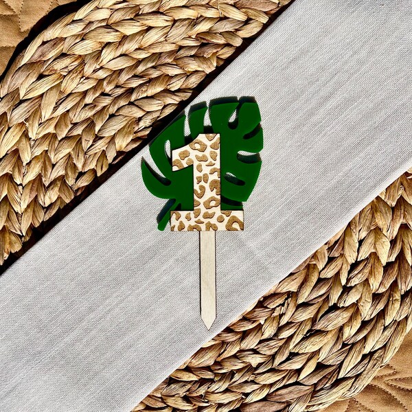 Monstera Leaf Cake - Etsy