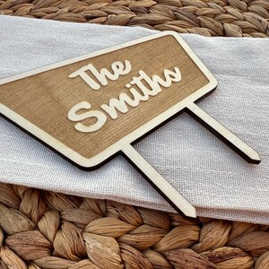 Mid Century Modern Wedding Cake Topper | Retro Sign | National Parks ...