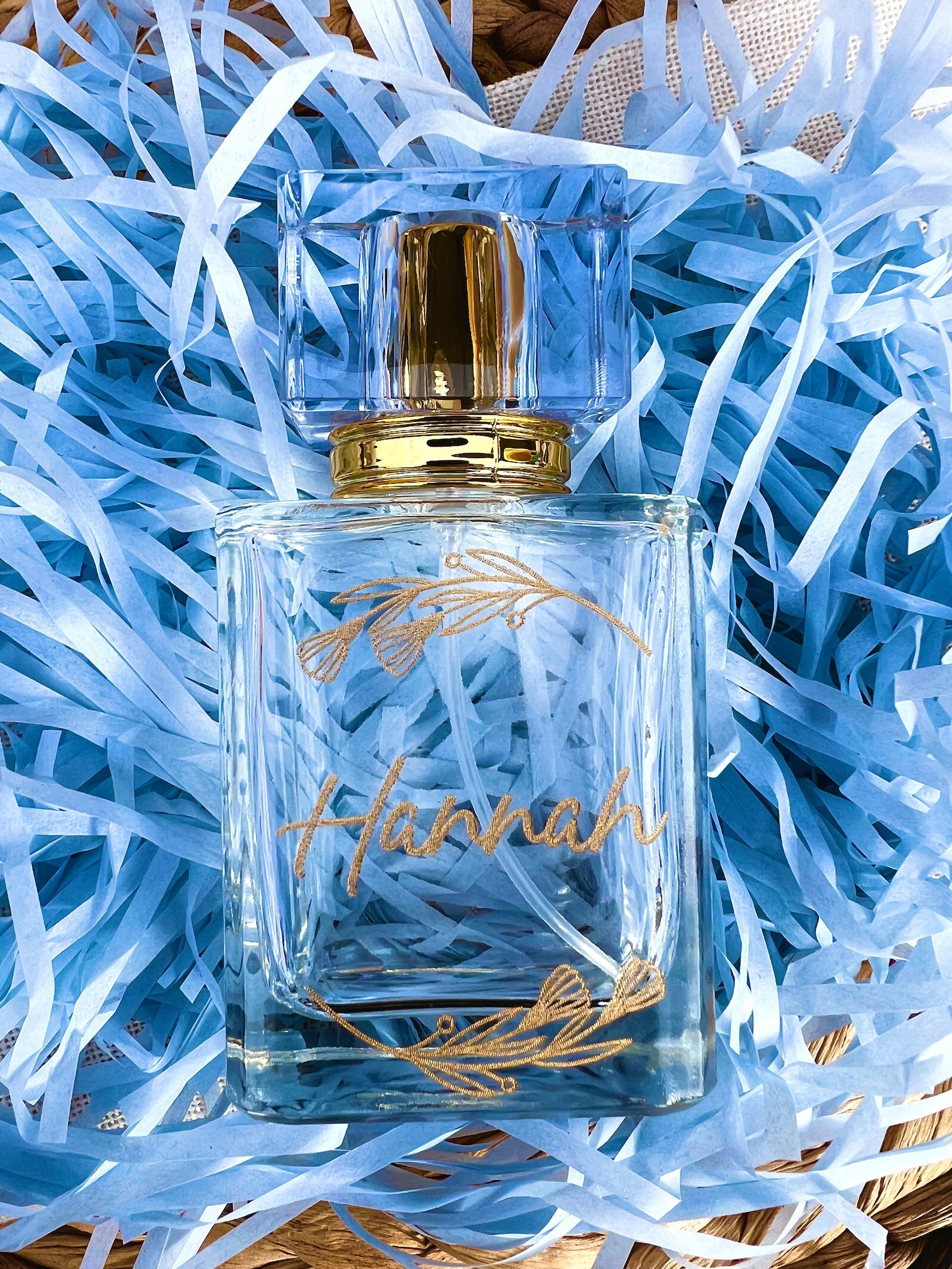 Custom Name Engraved Perfume Bottle (50ml) | Bridesmaid Proposal Gift ...