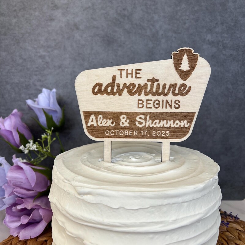 National Park Cake Topper - Etsy