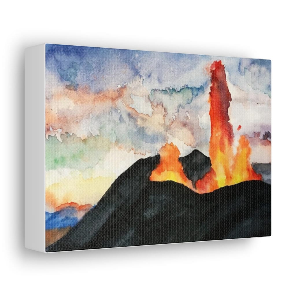 Volcano Painting