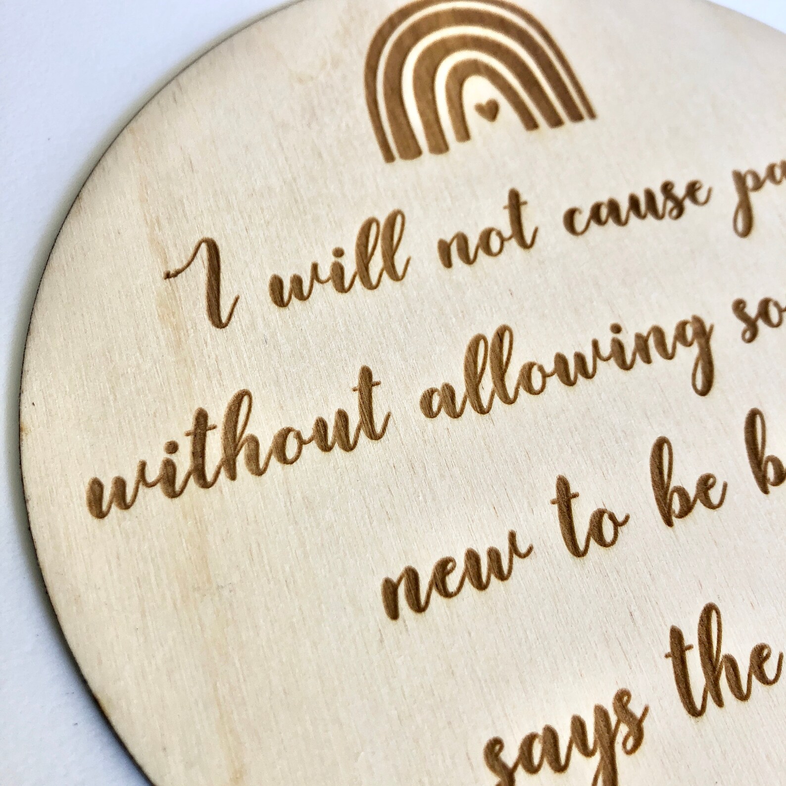 Rainbow Baby Nursery Sign/ Biblical Birth Announcement Sign/ - Etsy