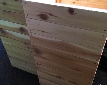 Distressed cedar window box/planter box/flower box/Wood | Etsy