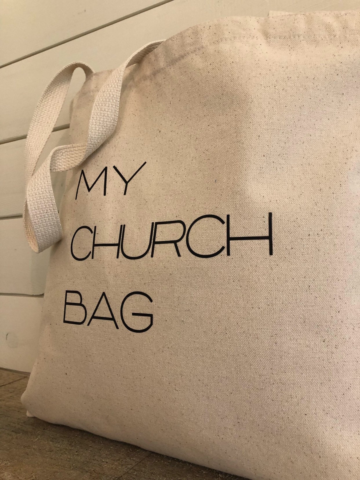Tote bag, My church bag