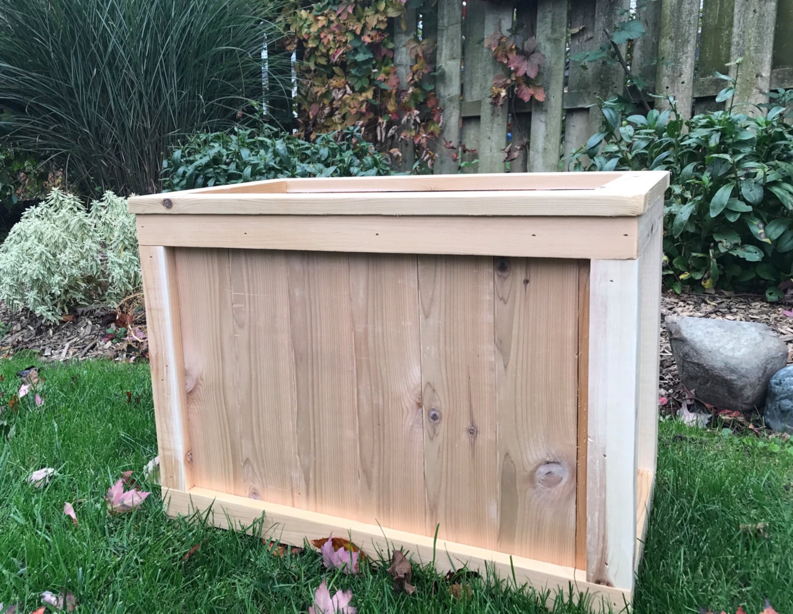 Patio Planter/outdoor Planter/outdoor Storage/pool Storage Box/cedar ...