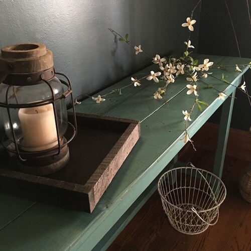 Side Table Solid Wood Modern Farmhouse Console Entryway Table - Etsy Canada