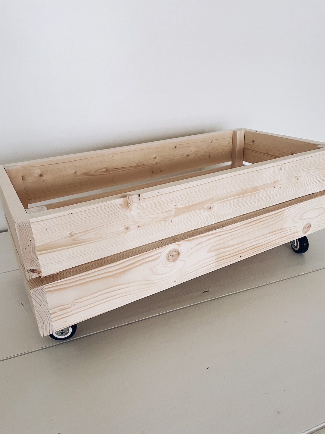 Wood Crate/storage Crate/crate/wood Storage Box/storage Bin/under Bed ...
