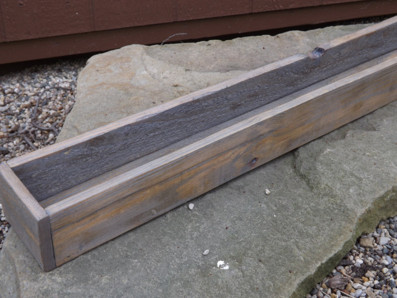 Wood Tray/herb Planter/trough/wood Table Centerpiece/wedding ...