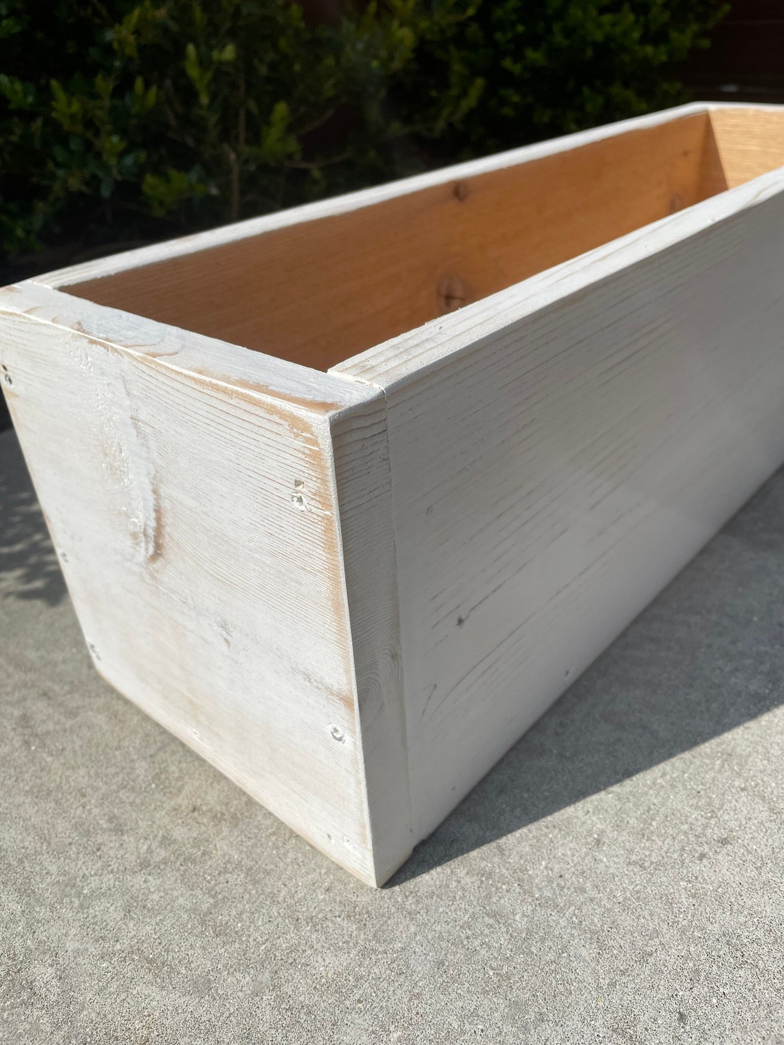 Distressed White Window Box - Etsy