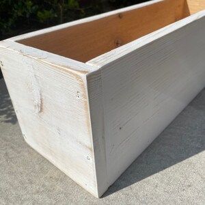 Distressed White Window Box - Etsy