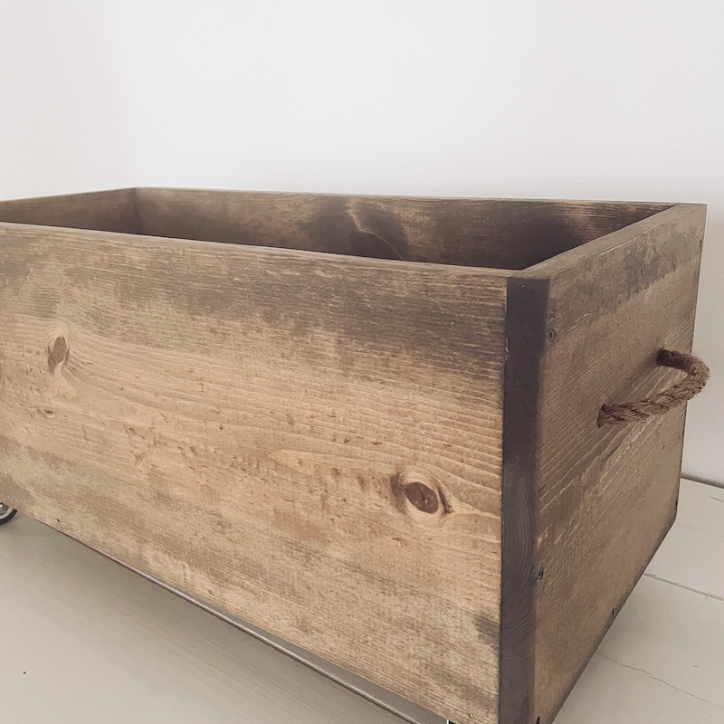 Reclaimed Wooden Toy Box - Etsy