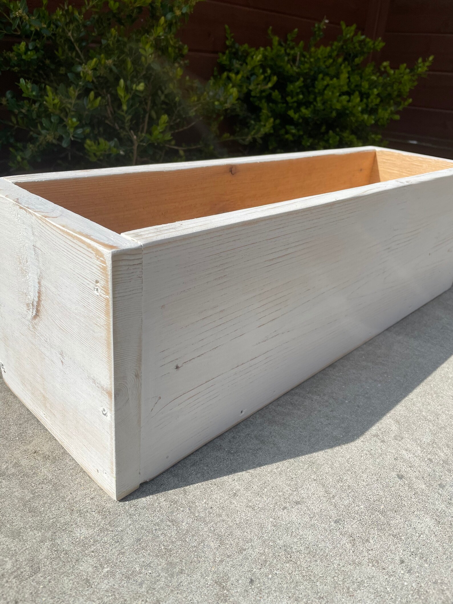 Distressed White Window Box - Etsy