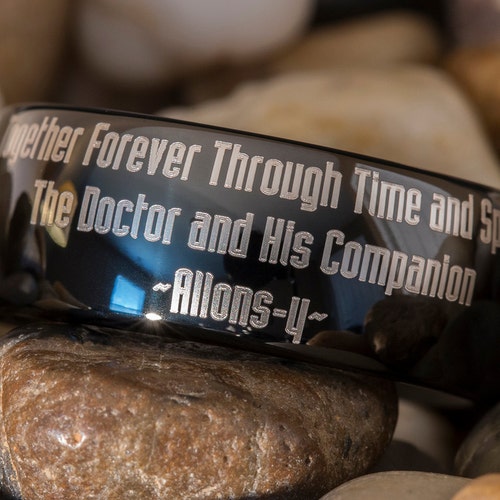 Time Lord and Companion Rings Valentines Day Gift | Etsy