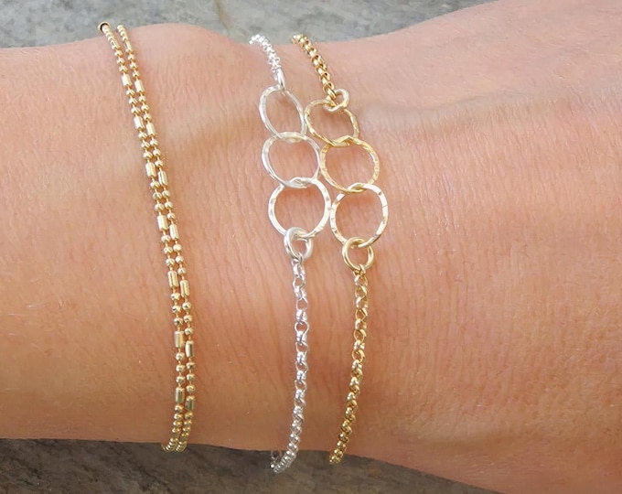 Link Bracelet for 3 Sisters Bracelets, Three Sisters Jewelry, Sisters ...