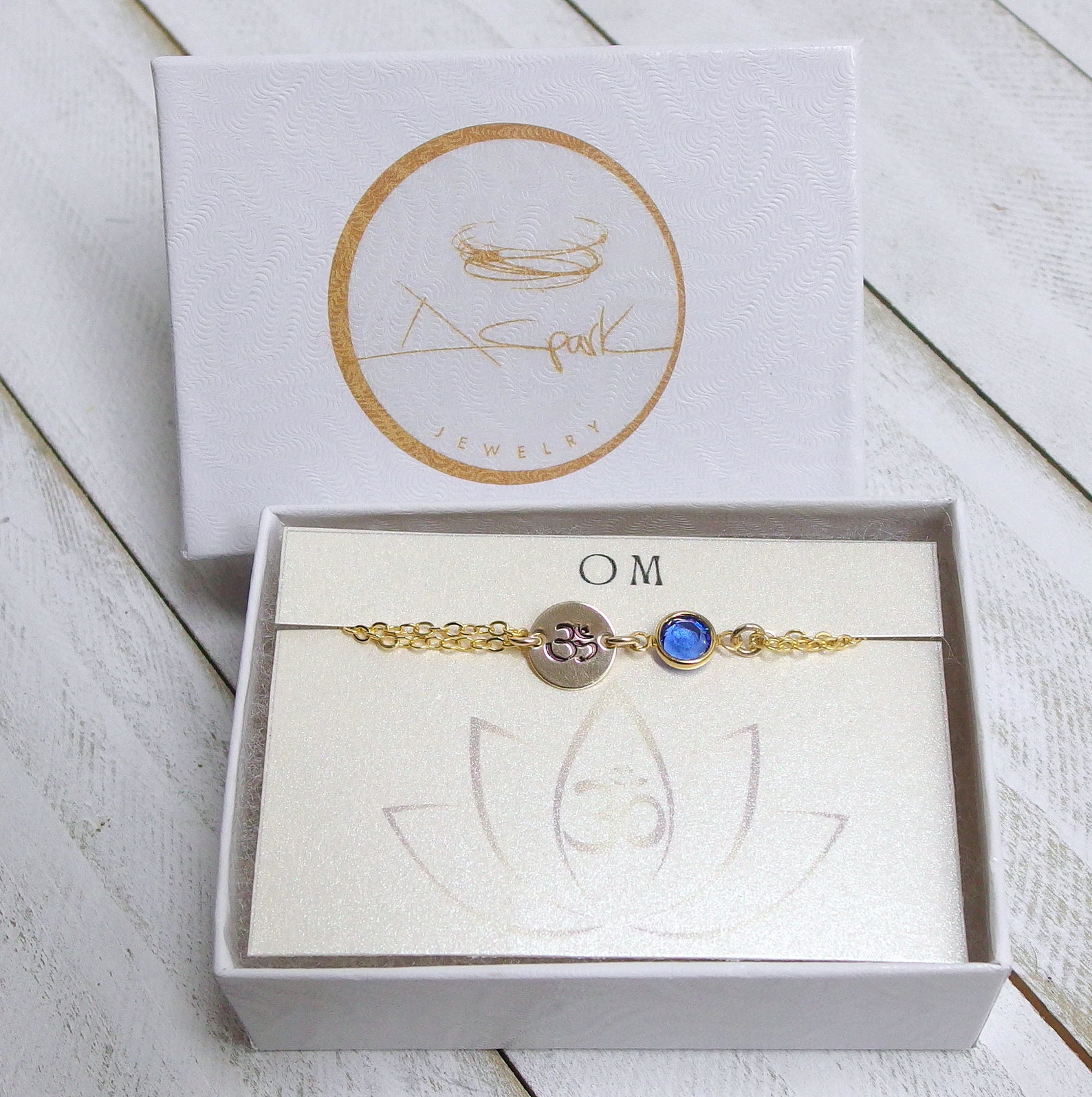 Om Bracelet, Ohm Bracelet, Personalized Om Bracelet, Spiritual Jewelry ...