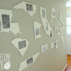 State Shaped 4x6 Picture Frame - Etsy