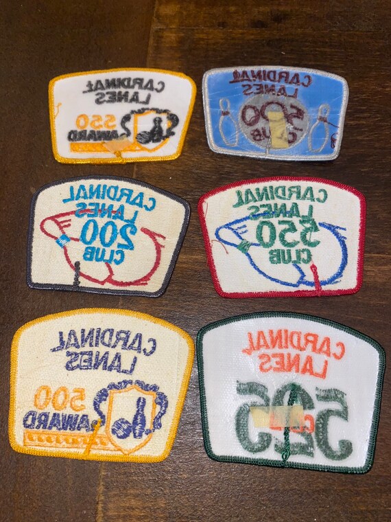 Set of 6 cardinal lanes club bowling awards. Vintage … - Gem