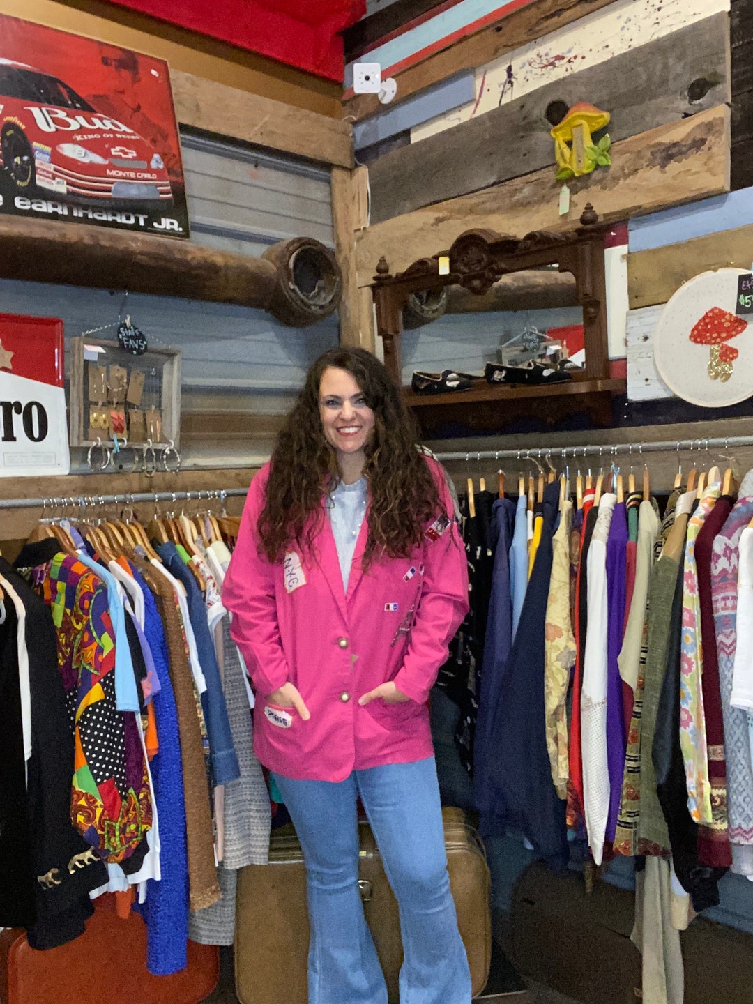 Vintage Ultra Pink barbie Blazer - Etsy