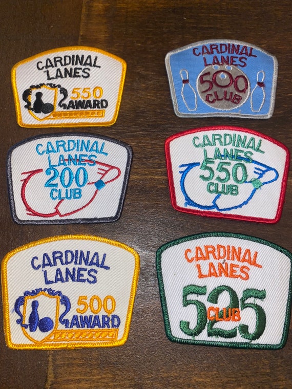 Set of 6 cardinal lanes club bowling awards. Vintage … - Gem