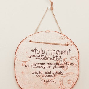 Seductive Power of Words Dual Wall Hanging - Etsy