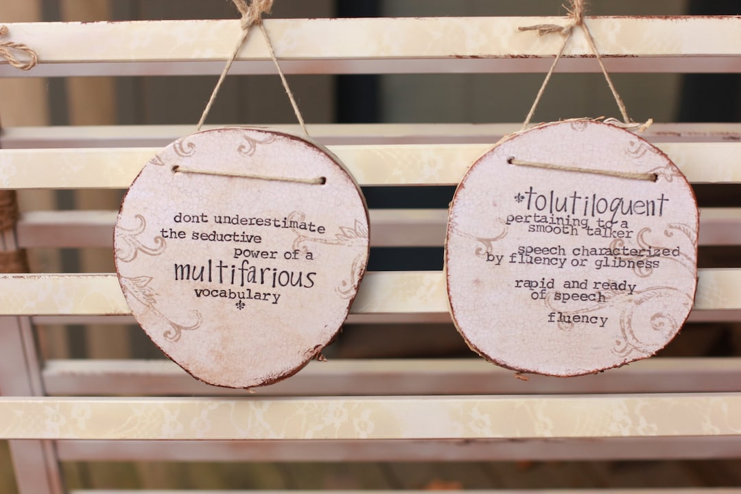 Seductive Power of Words Dual Wall Hanging - Etsy