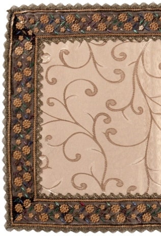 Elegant Bronze Table Runner From Fine Materials. Handmade - Etsy