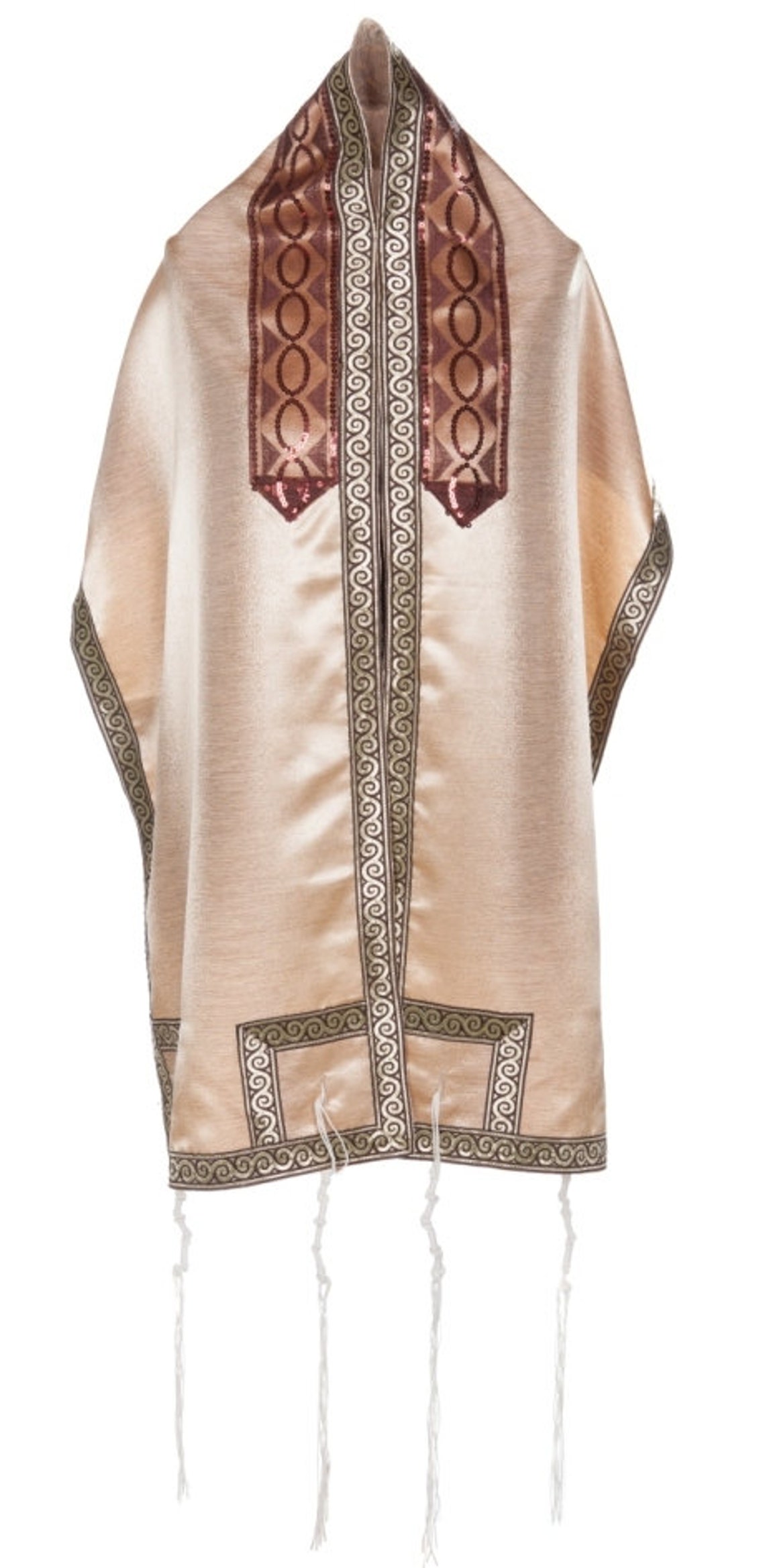 Elegant Tallit Prayer Shawl Set, Tallis, Bar or Bat Mitzvah Gift ...